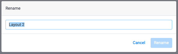 Renaming a Layout – Real Digital Media